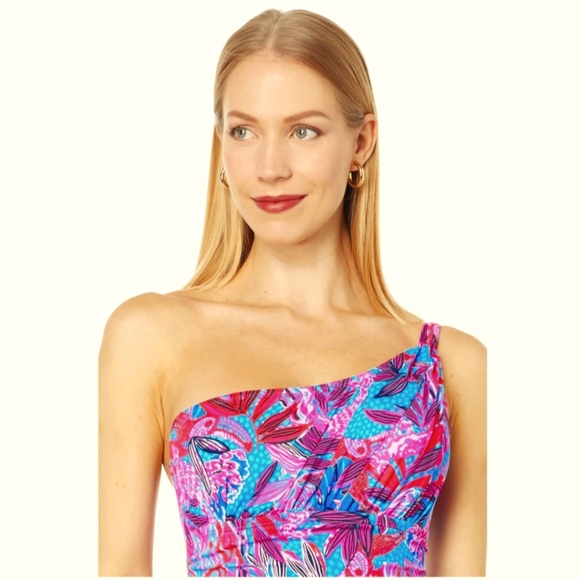 Lilly Pulitzer | Swim | Nwt Lily Pulitzer Blaine Ruby Red Wild Times ...